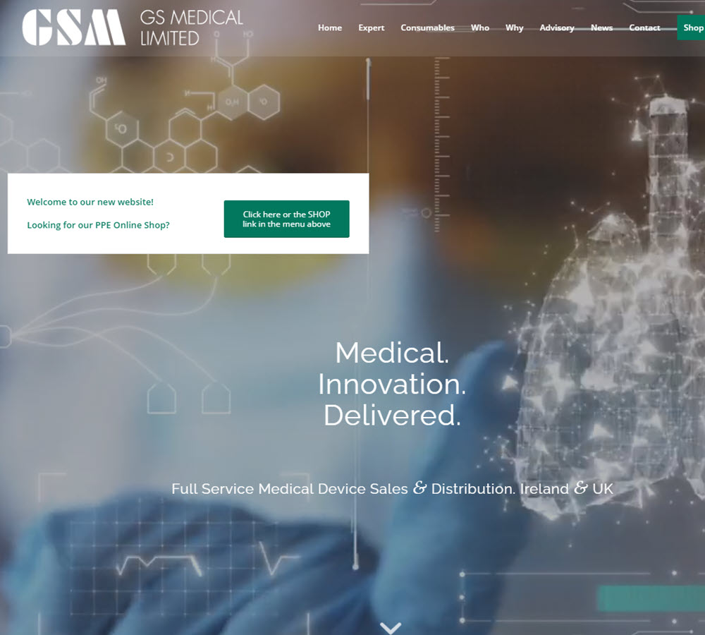 GS Medical Ltd., Dublin - GFX Design Studio